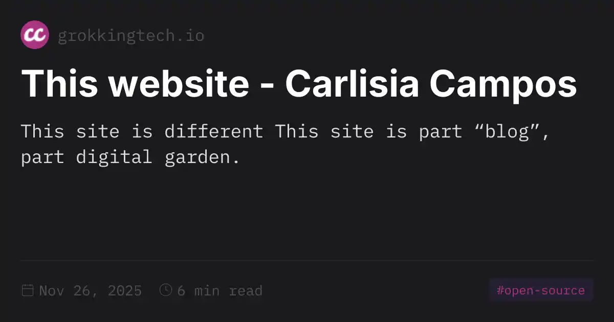 This website - Carlisia Campos